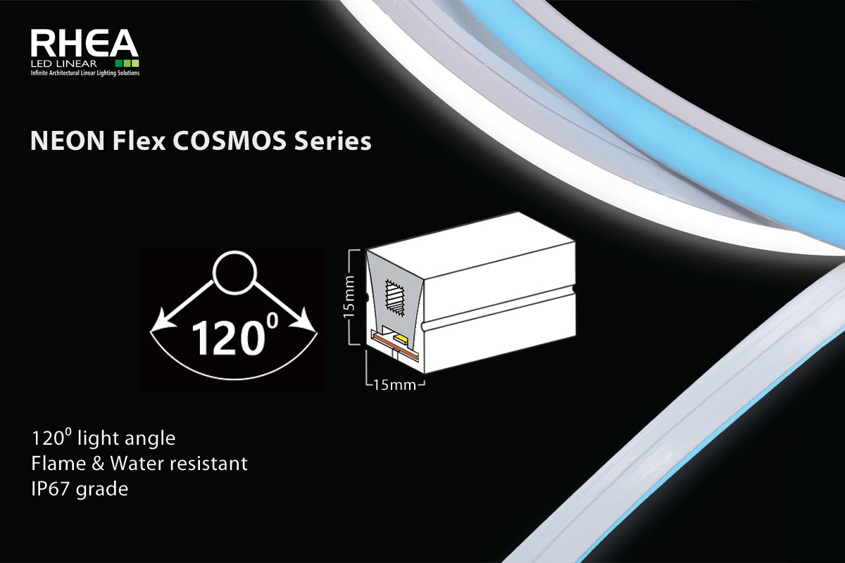 Neon flex Cosmos - Fire proof and salt water resistant - Rhea LED Linear